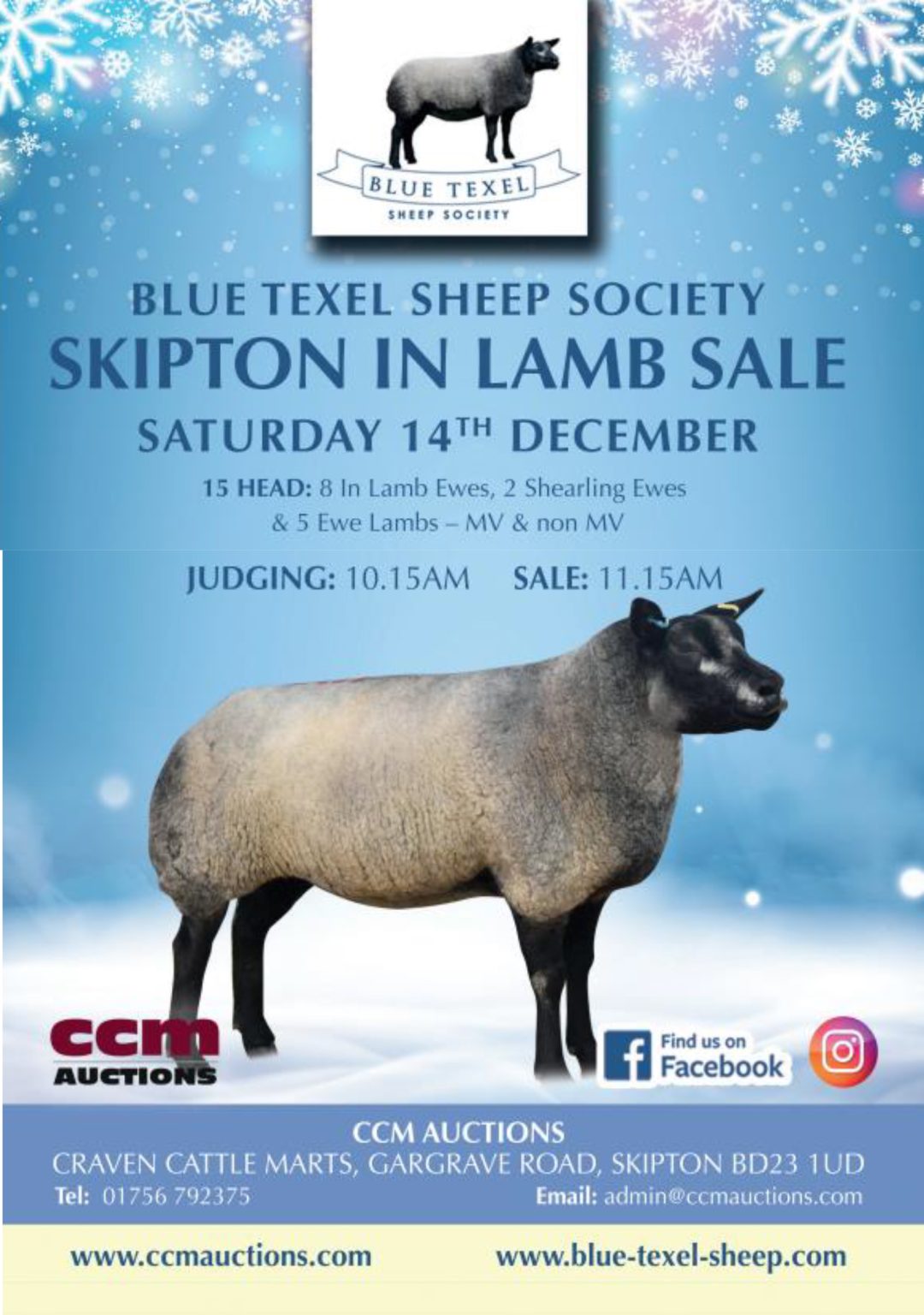 Sale catalogues – Blue Texels Sheep Society